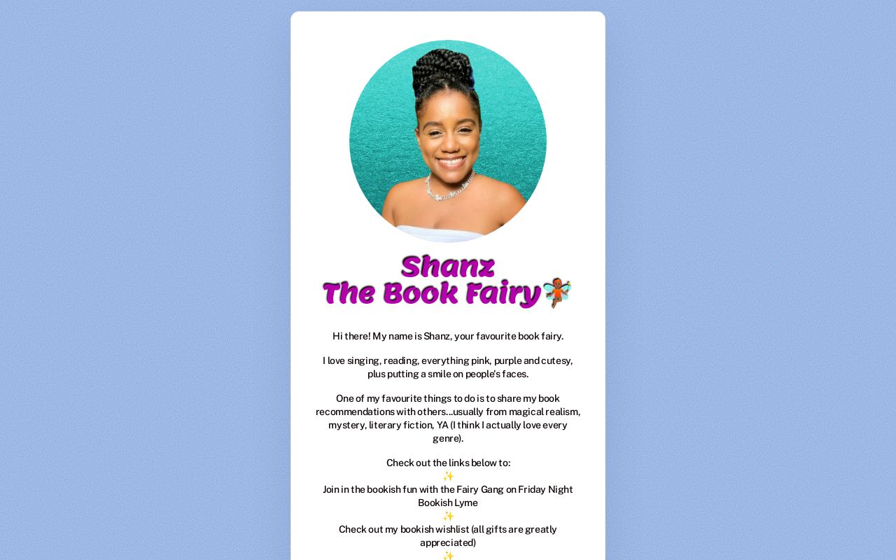 Shanz, The Book Fairy 🧚🏾‍♂️